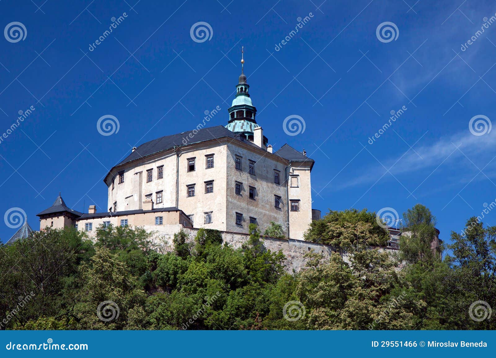 Castle Frydlant stock photo. Image of buildings, dark - 29551466