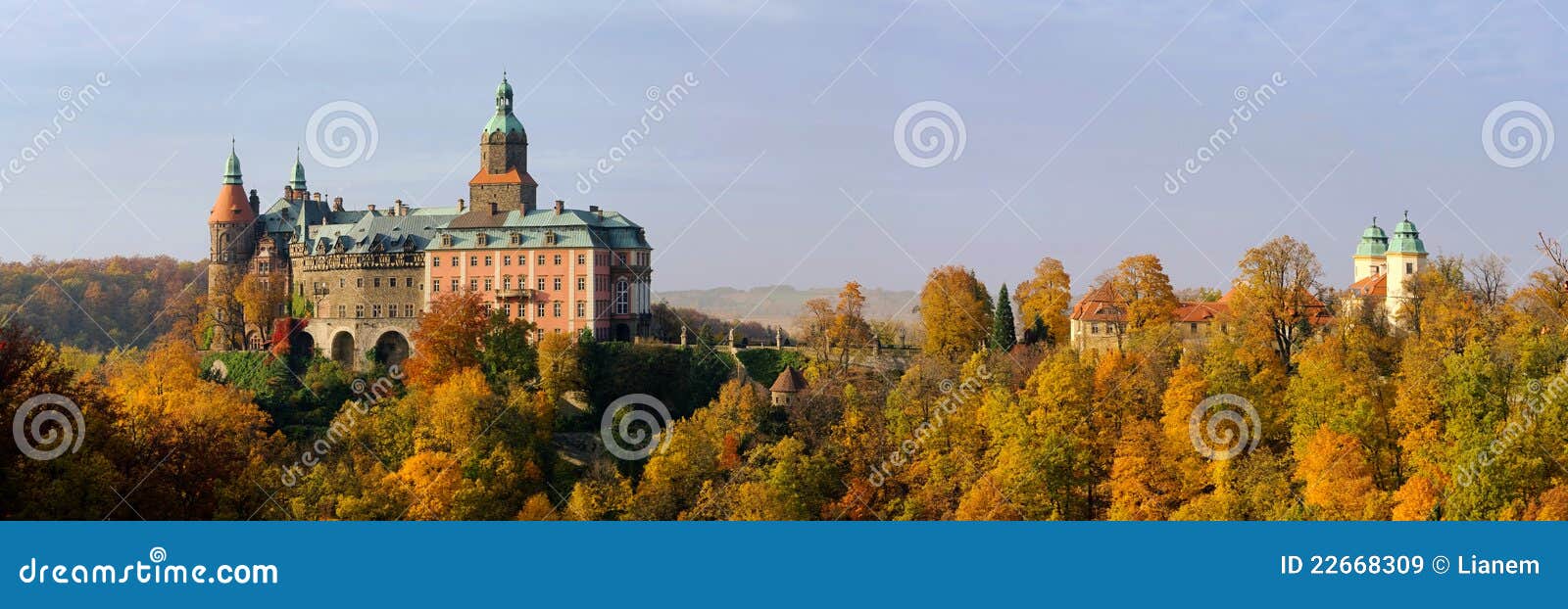 Castle Fuerstenstein editorial stock image. Image of facade - 22668309