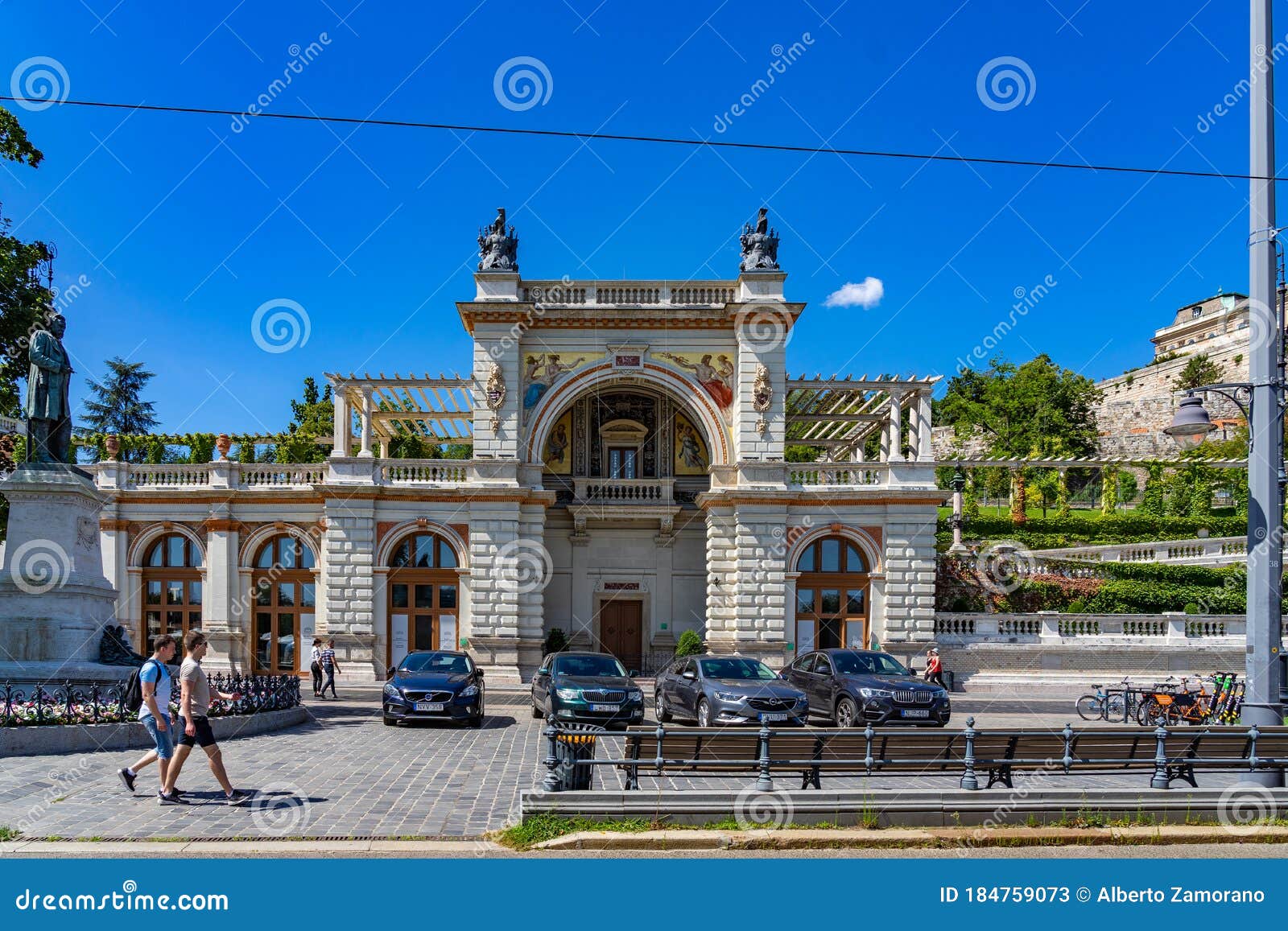 Castle Garden Bazaar in Budapest, Hungary. Editorial Stock Photo ...