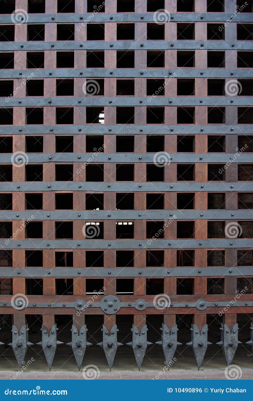 Castle gate stock photo. Image of metal, jamb, grate - 10490896