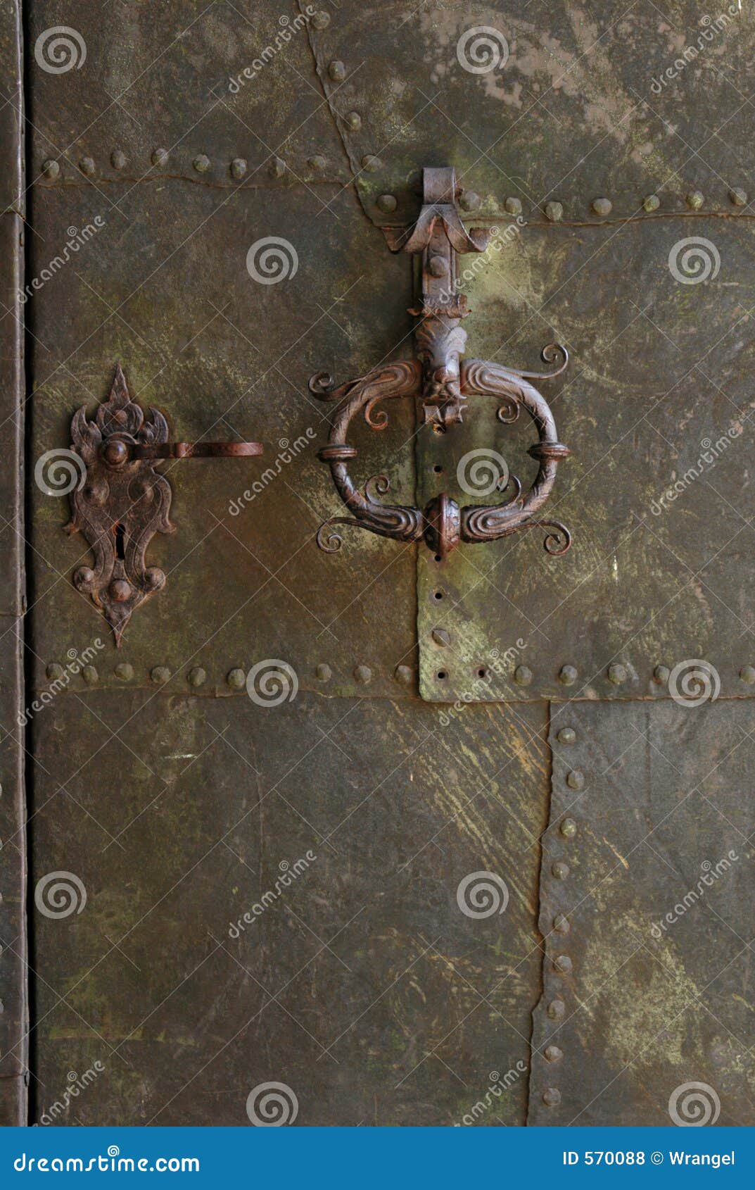 Castle Gate stock photo. Image of house, locked, doorway - 570088