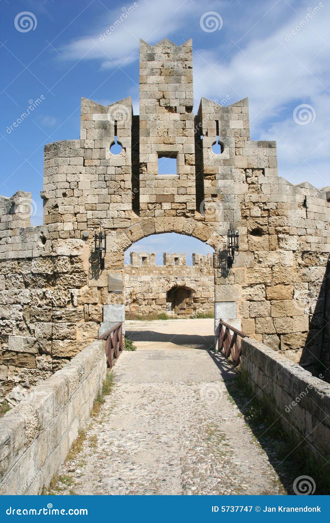 Castle Gate stock image. Image of middle, ages, defence - 5737747