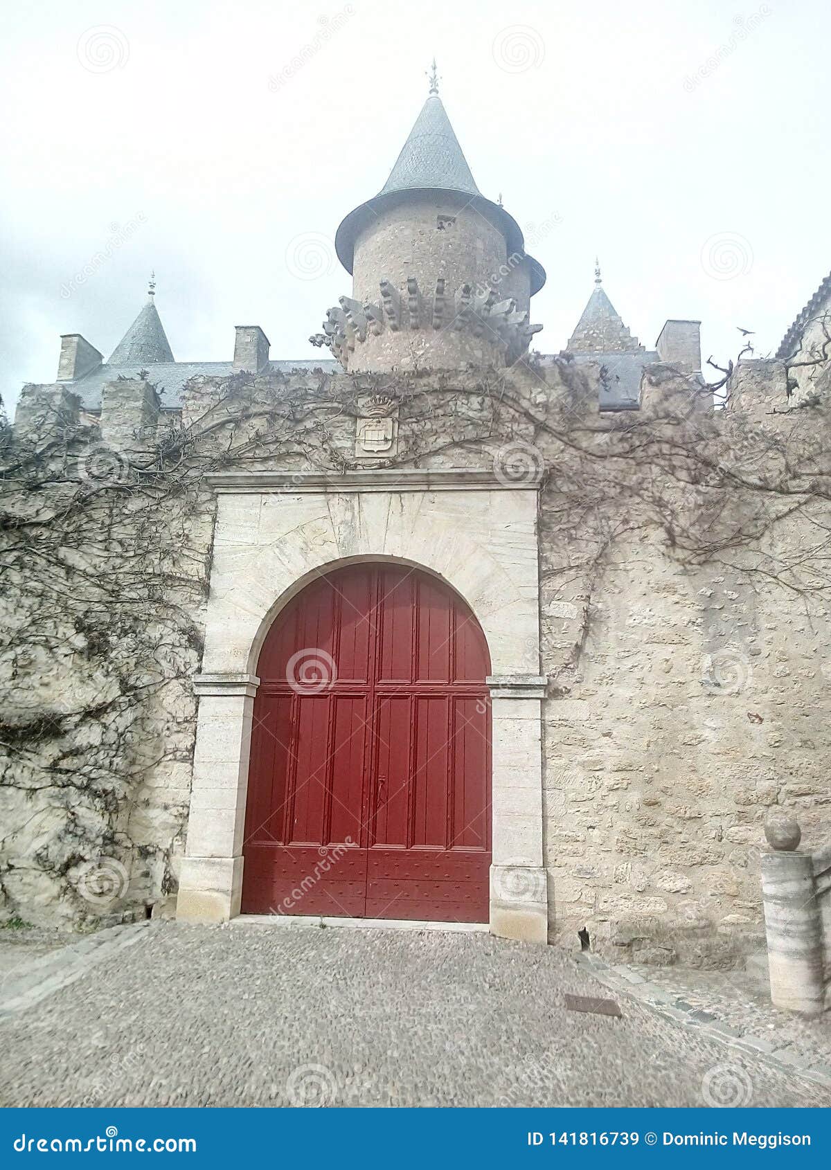 Castle Gate stock image. Image of castle, chateau, france - 141816739