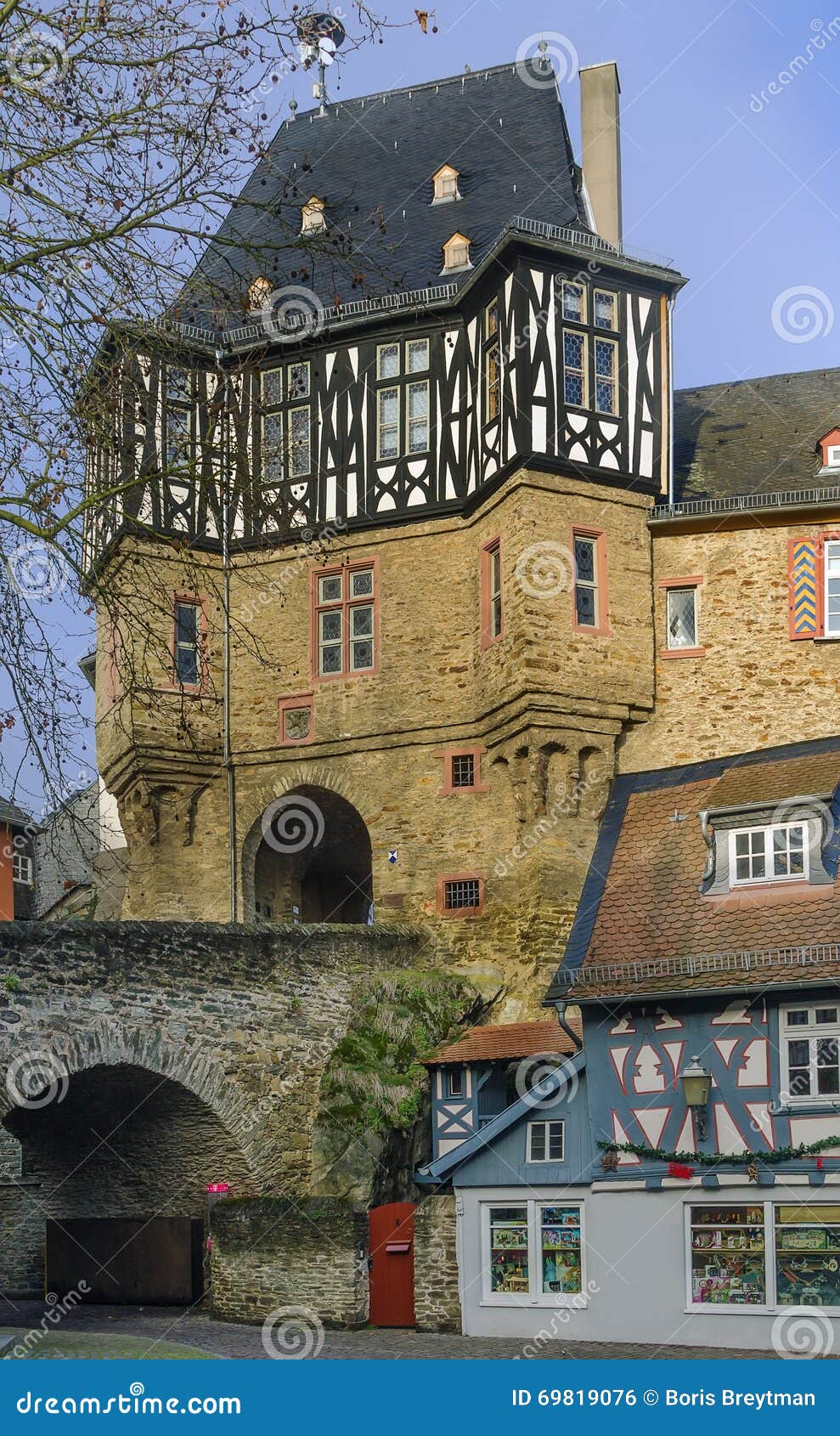 Castle Gate in Idstein, Germany Stock Photo - Image of travel, idstein ...