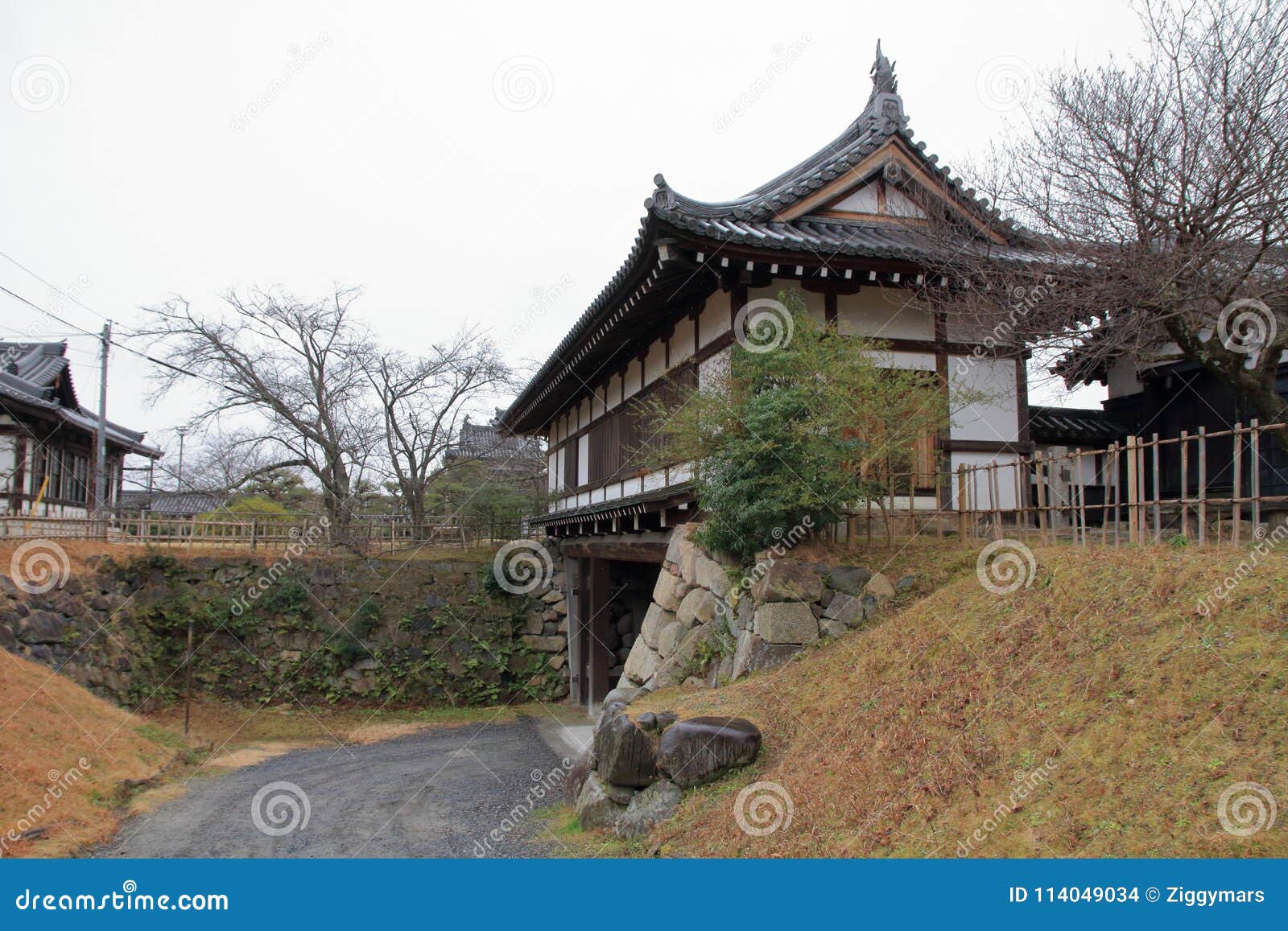 Castle Gate of Koriyama Castle Stock Photo - Image of yamato, japanese ...