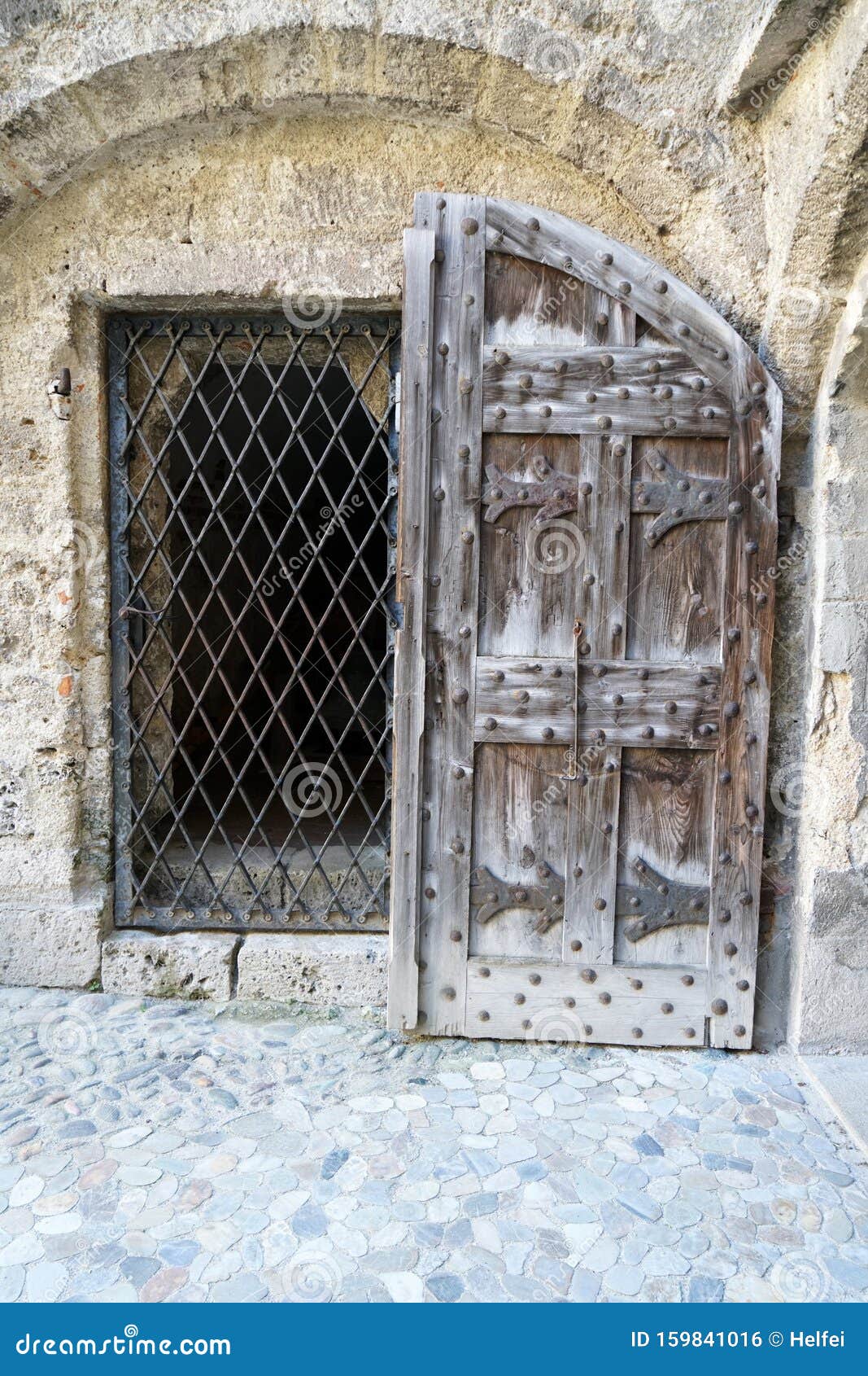 Castle Gate in an Old Fortress in a Park in Gemany Stock Photo - Image ...