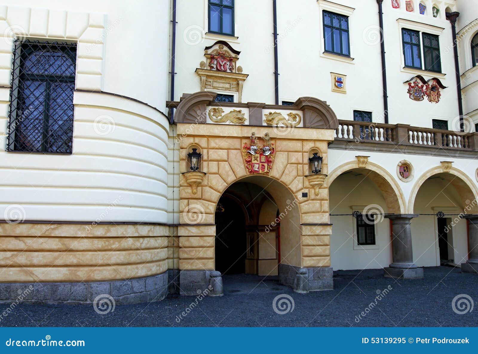 Castle gateway stock image. Image of south, arch, landmark - 53139295