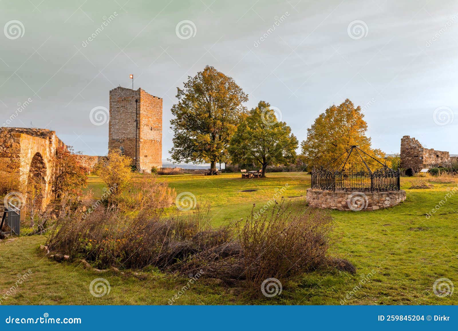 Castle Gleichen stock photo. Image of medieval, castle - 259845204