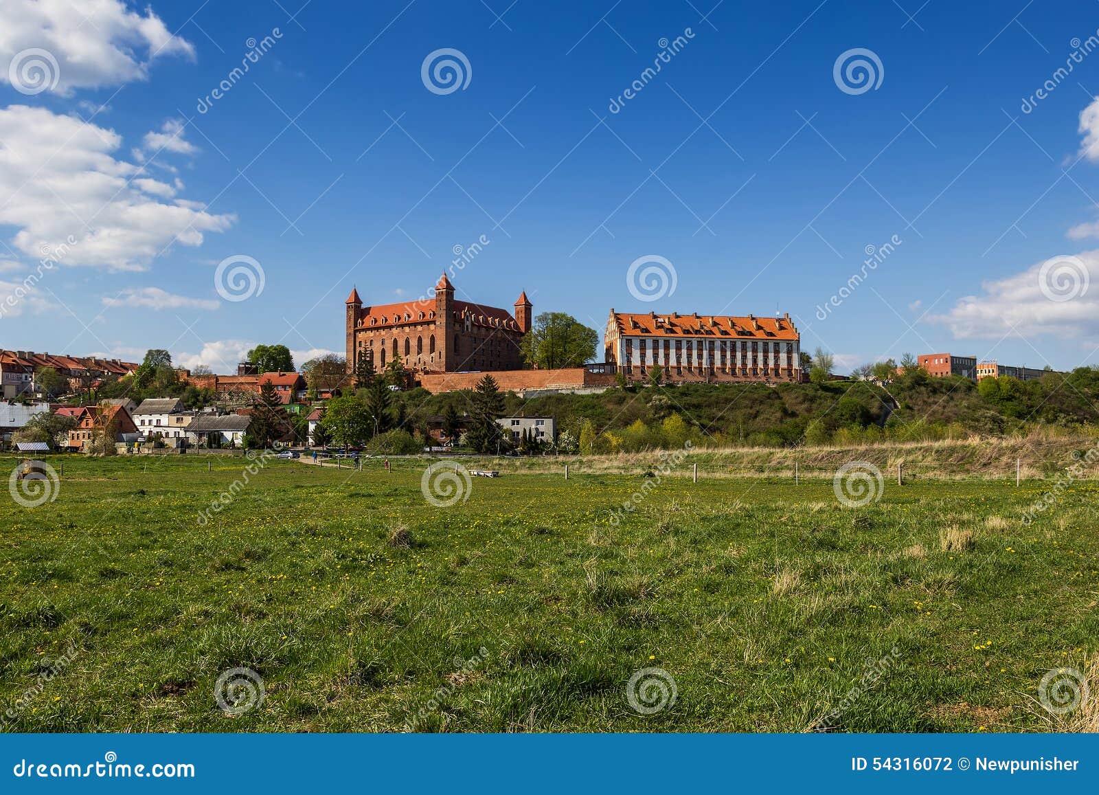 The Castle in Gniew, Poland Stock Photo - Image of fortress, century ...