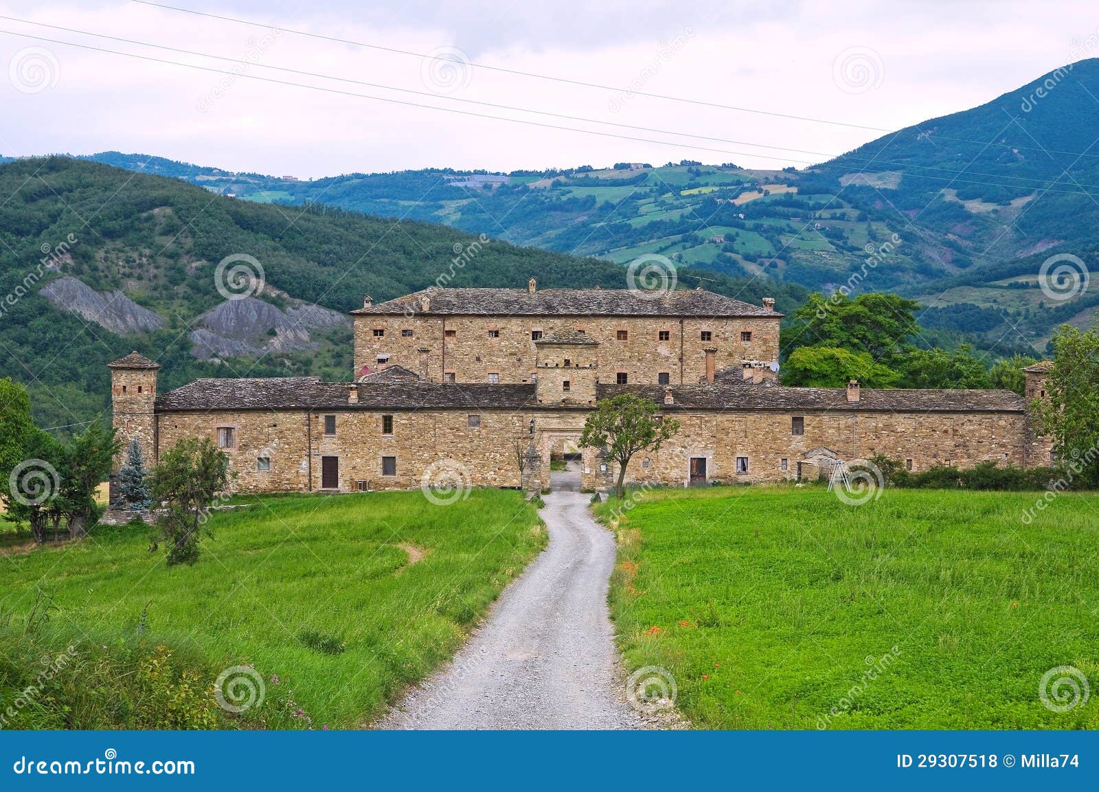 Castle of Golaso. Varsi. Emilia-Romagna. Italy Stock Photo - Image of ...