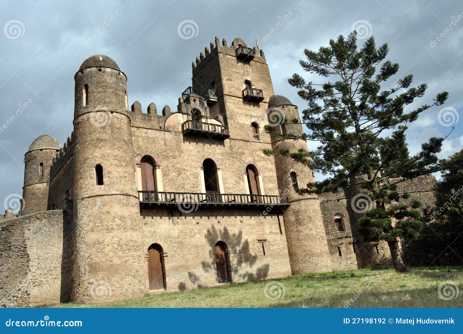 Castle in Gondar, Ethiopia stock photo. Image of kings - 27198192