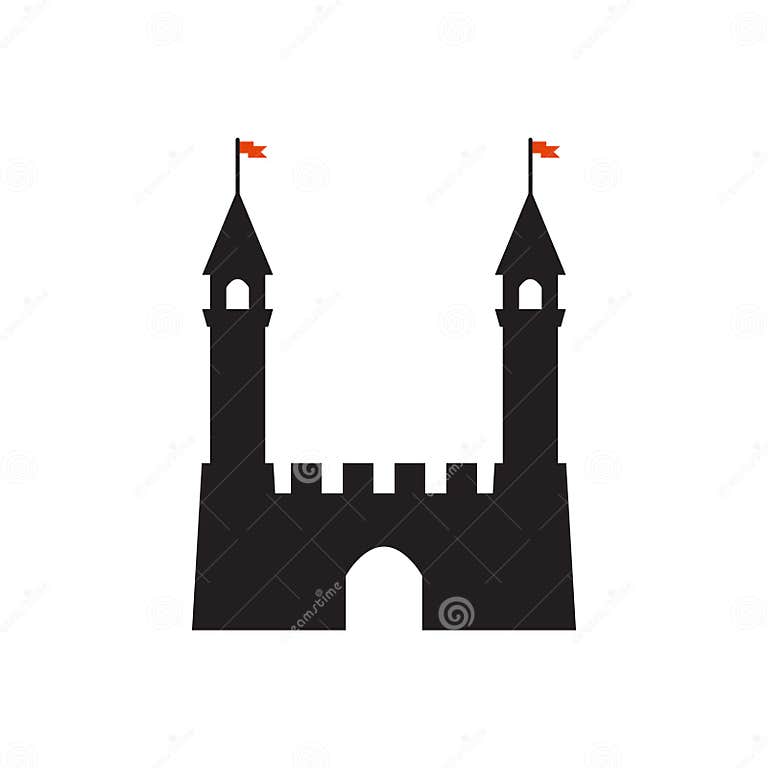 Castle Graphic Design Template Vector Isolated Illustration Stock ...