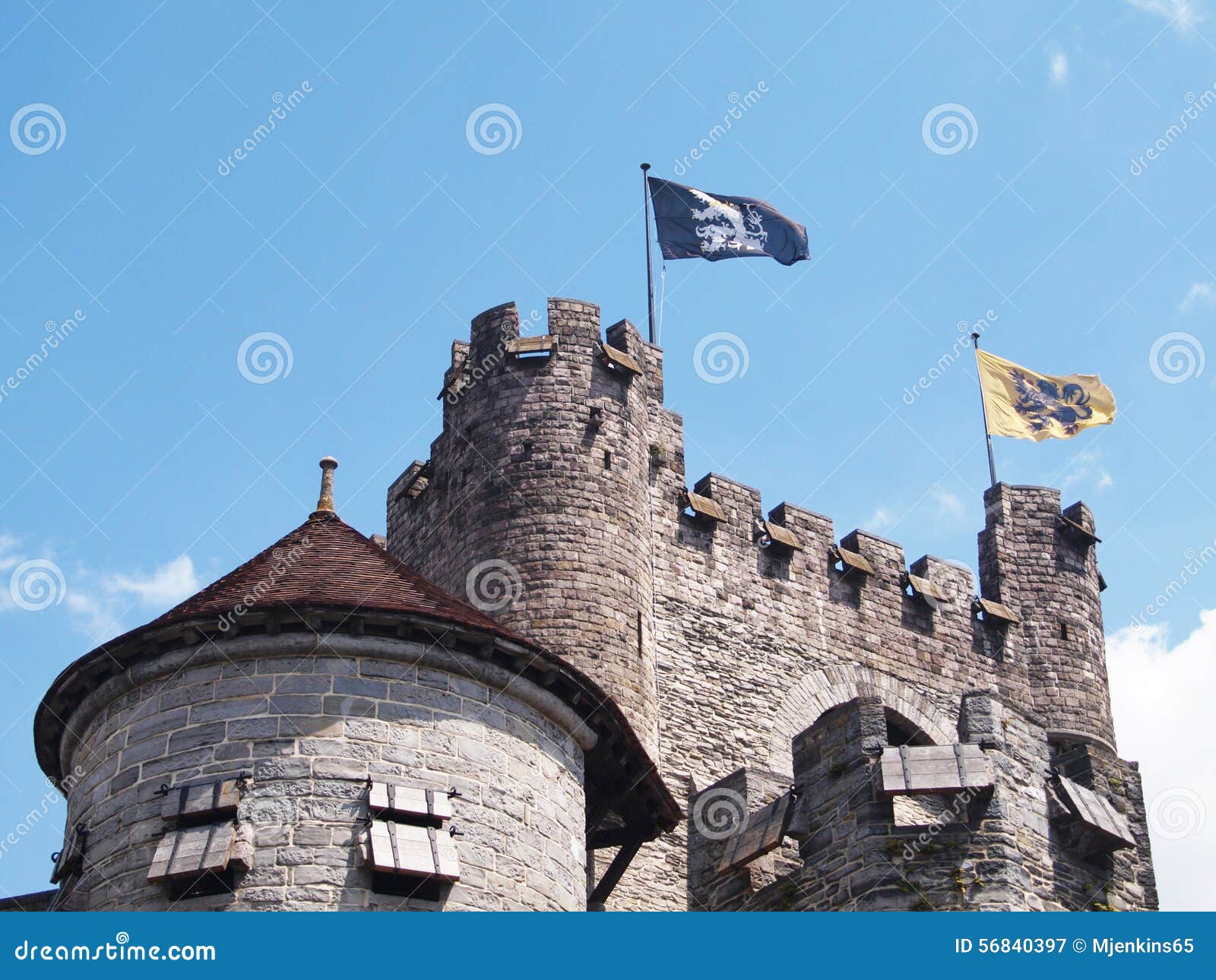 Castle Gravensteen, Gent, Belgium Editorial Photography - Image of ...