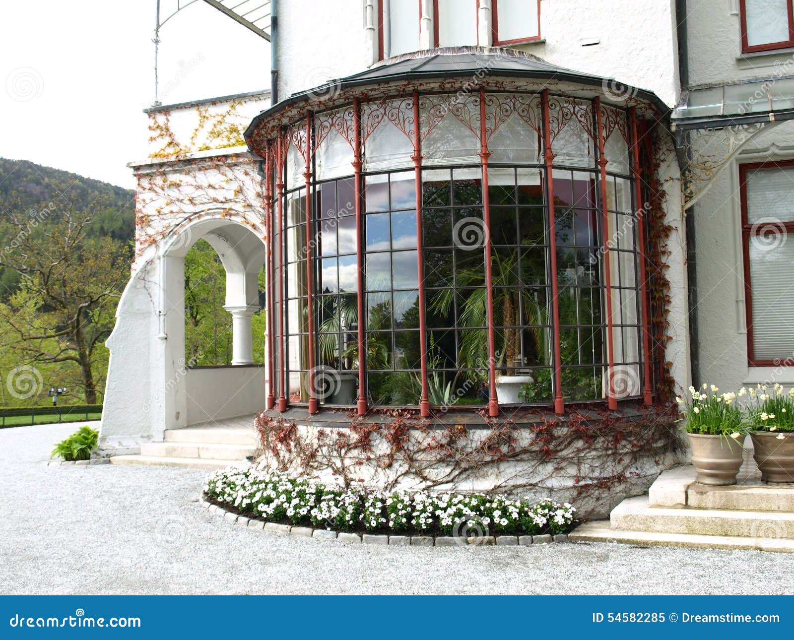 Castle greenhouse stock image. Image of time, scandinavia - 54582285