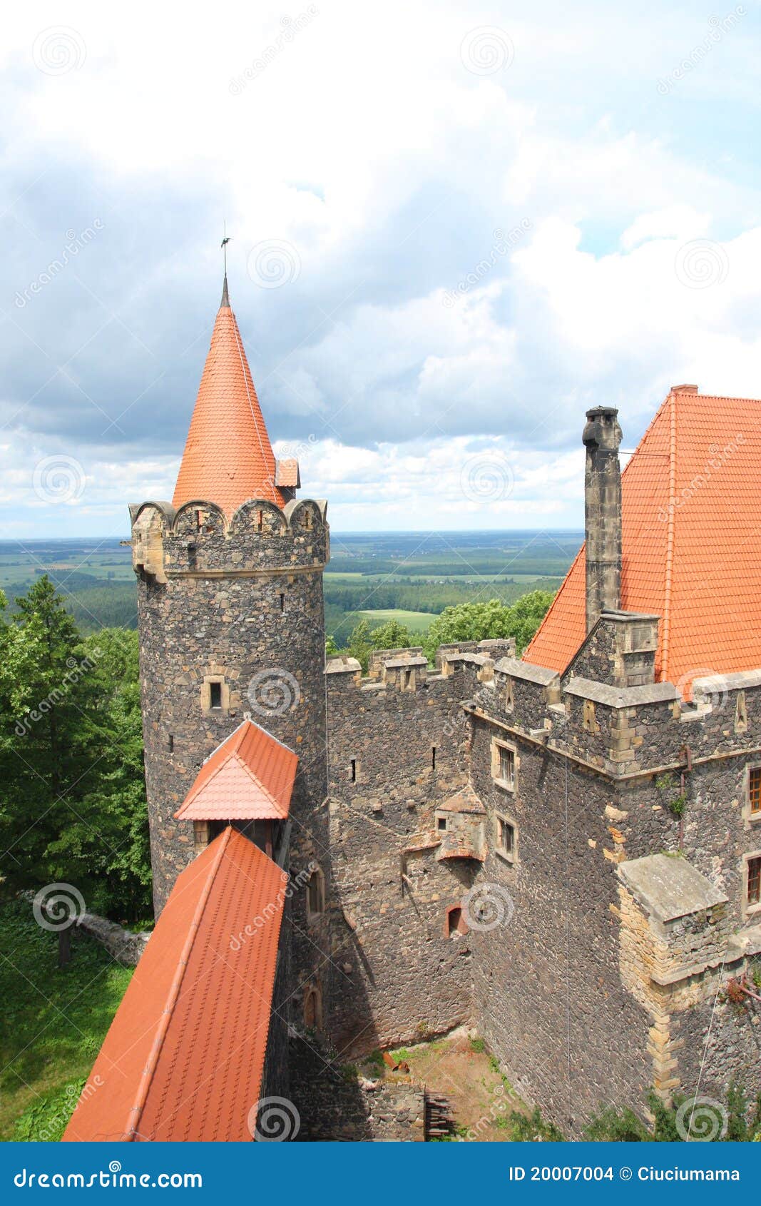 Castle - grodziec stock photo. Image of gallery, building - 20007004