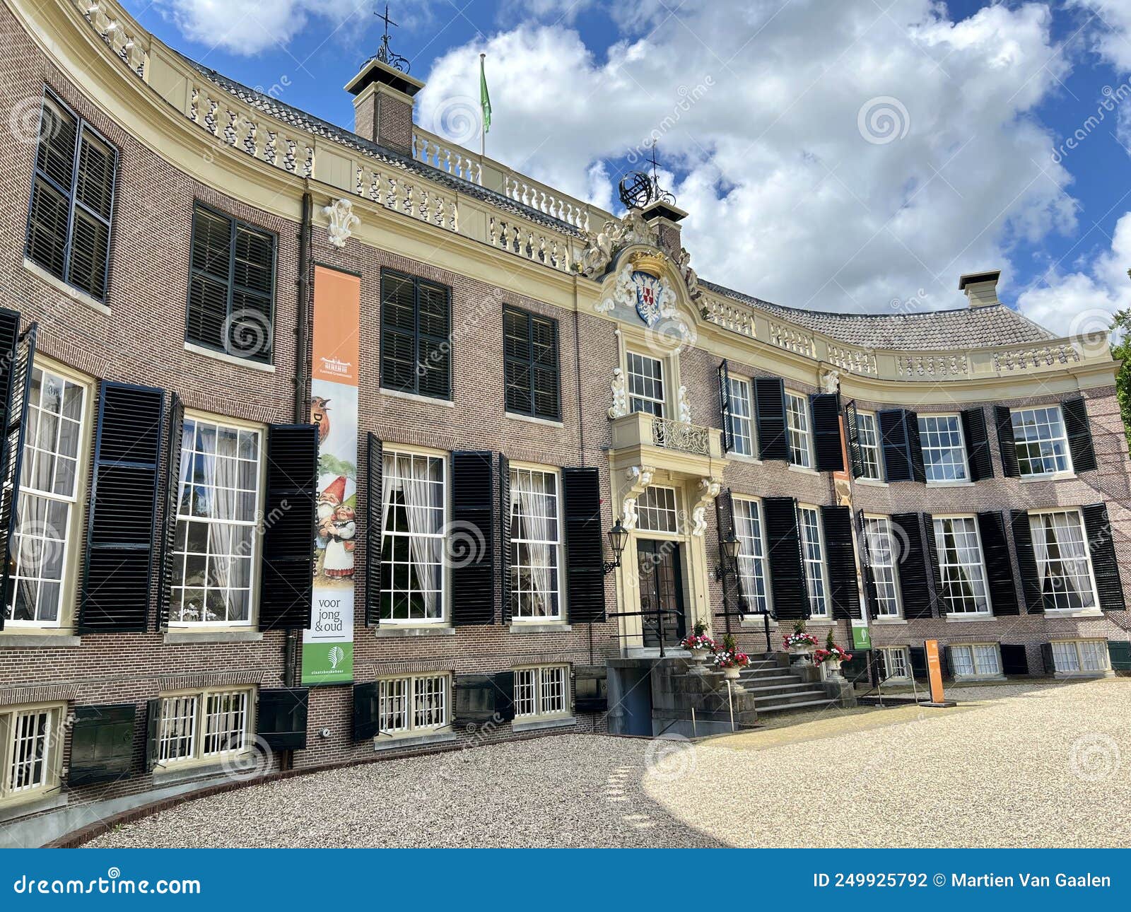 Castle Groeneveld in Baarn in the Netherlands. Holland Editorial ...