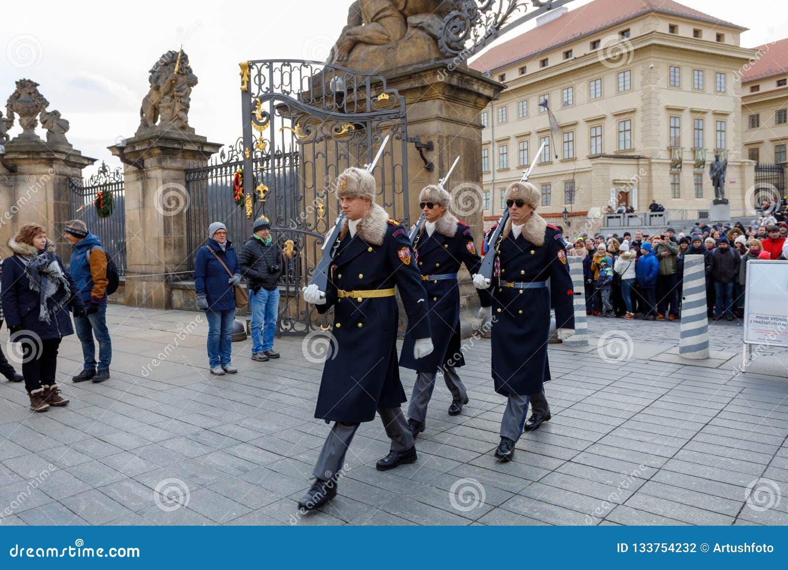 Marching At The Changing Of The Guards Editorial Image | CartoonDealer ...
