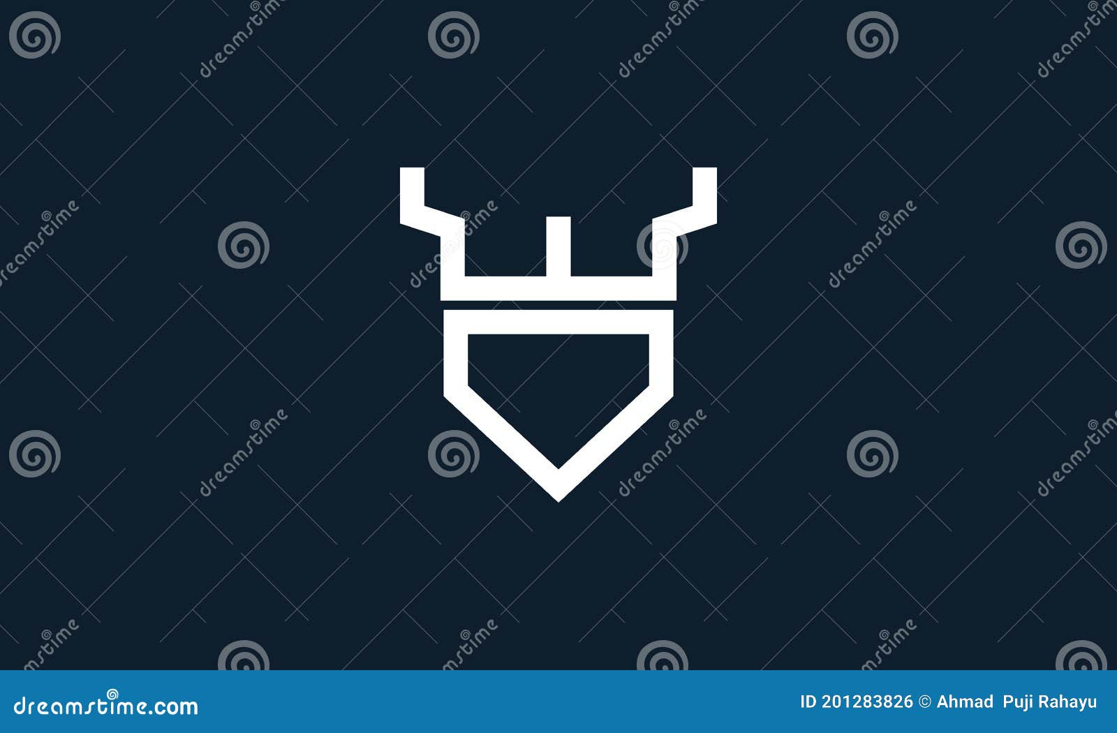 Castle Guard Shield Vintage Logo Vector Icon Illustration Stock Vector ...