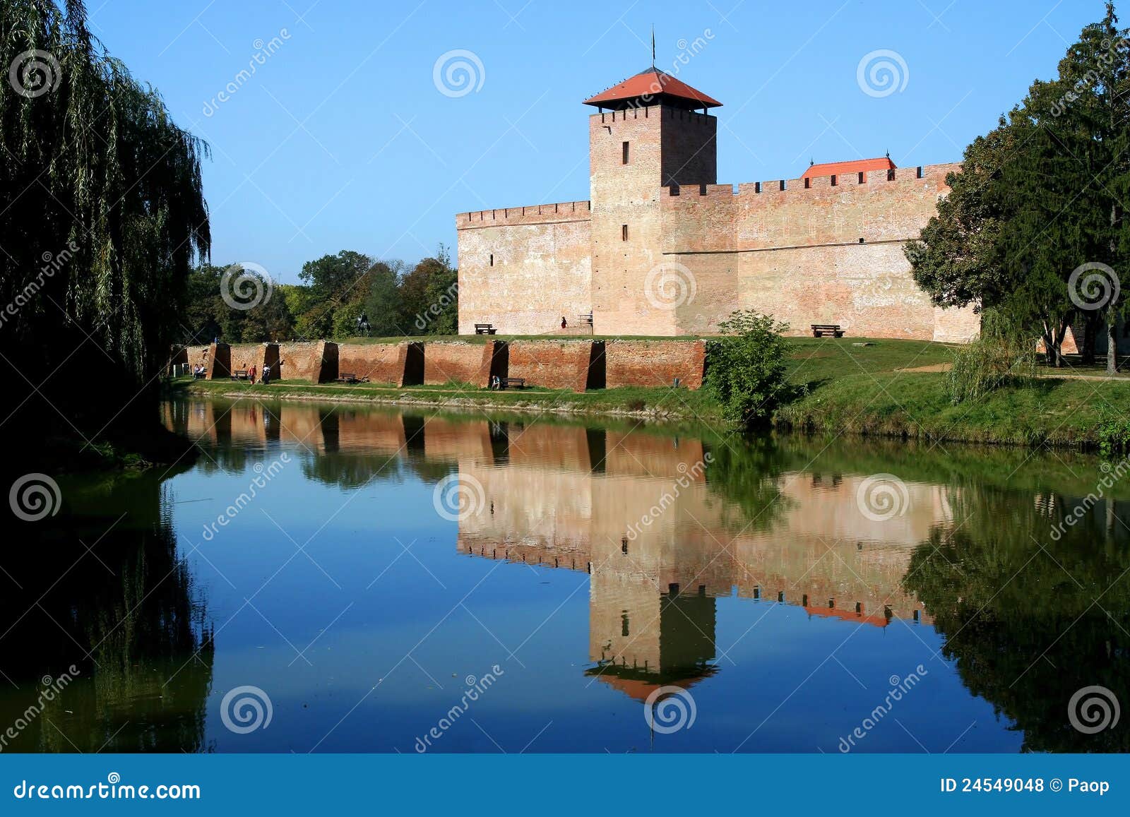 Castle in Gyula stock photo. Image of ancient, citadel - 24549048