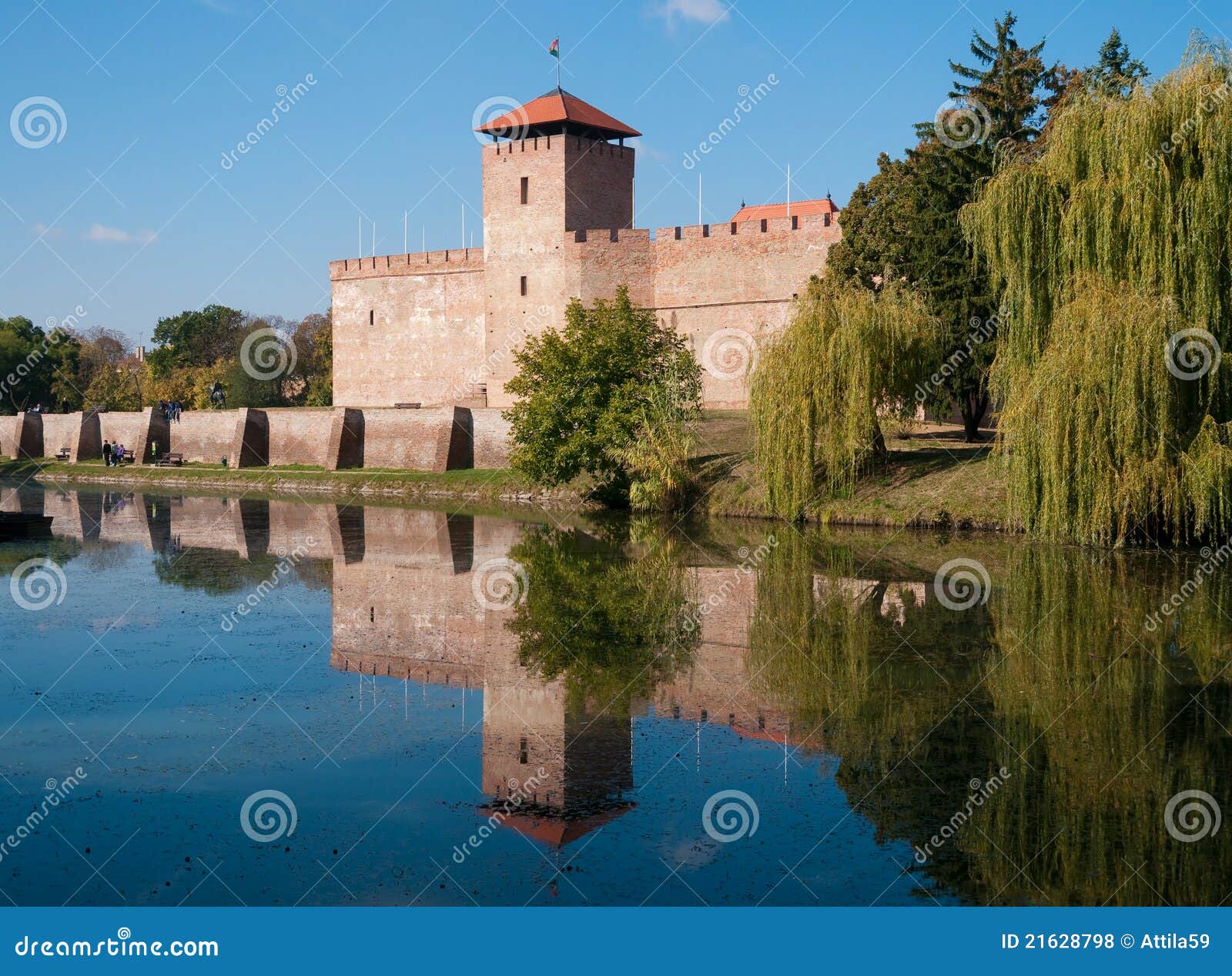 The Castle in Gyula, Hungary Stock Photo - Image of historic, medieval ...