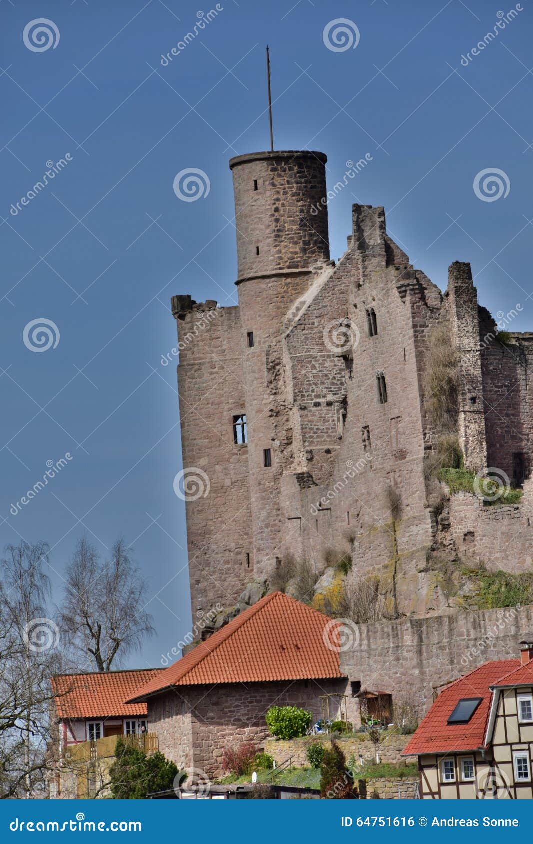 The Castle Hanstein stock photo. Image of walls, building - 64751616