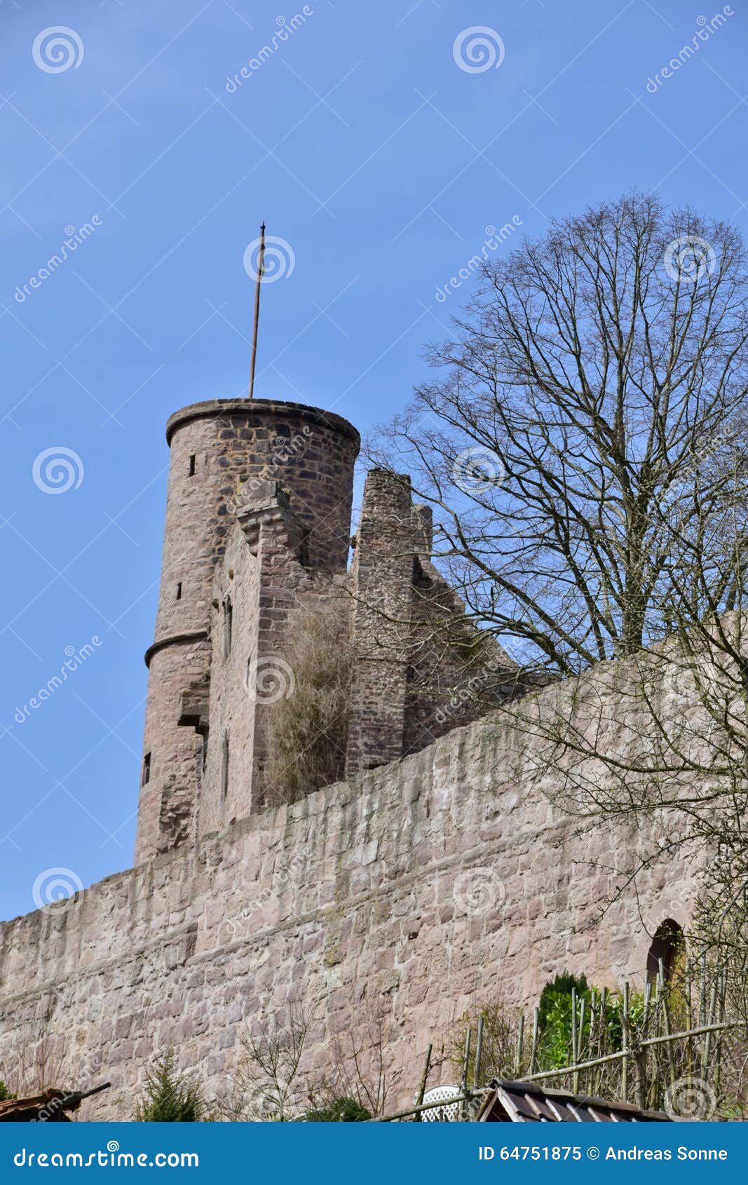 The Castle Hanstein stock image. Image of ages, facade - 64751875