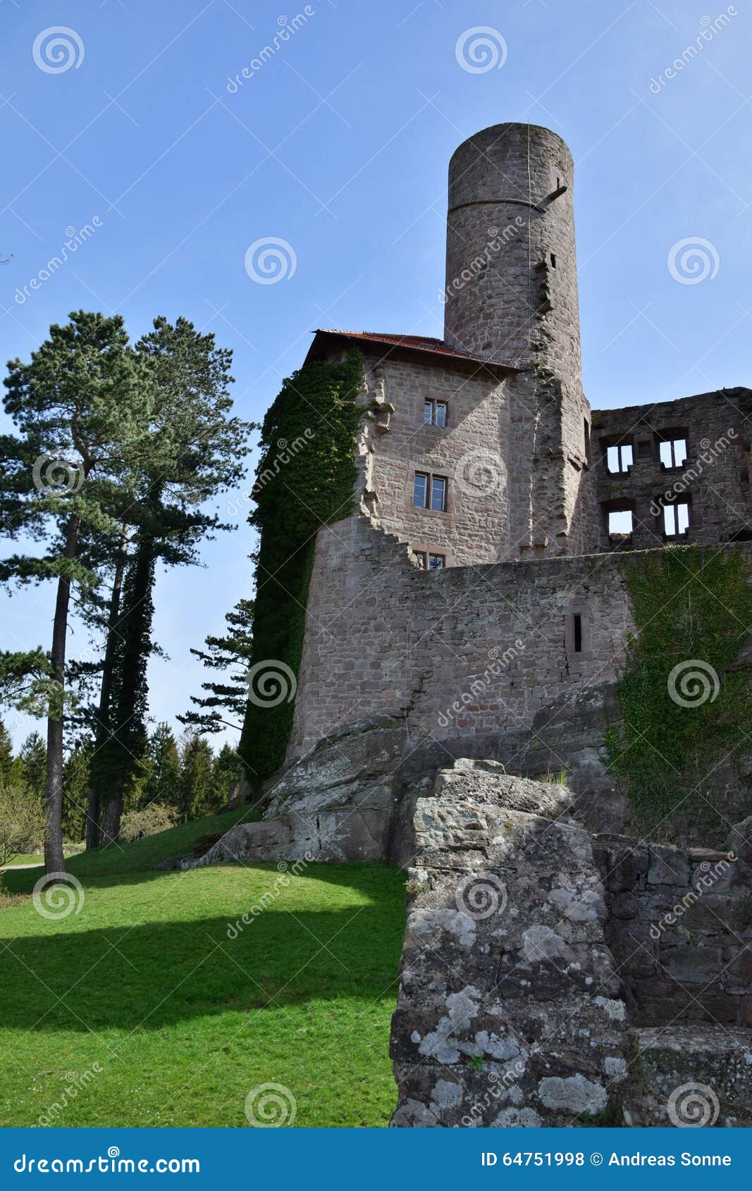 The Castle Hanstein stock photo. Image of facade, burg - 64751998