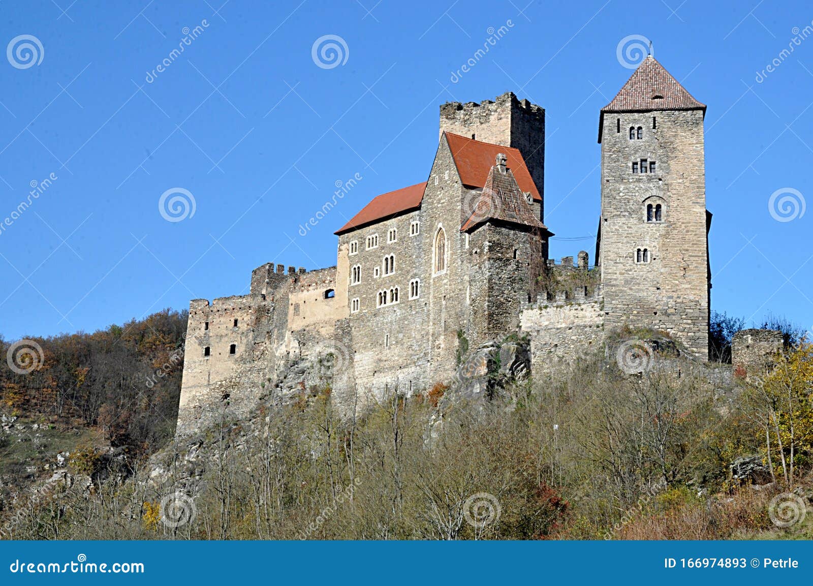 Castle Hardegg, Austria, Europe Stock Image - Image of park, castle ...
