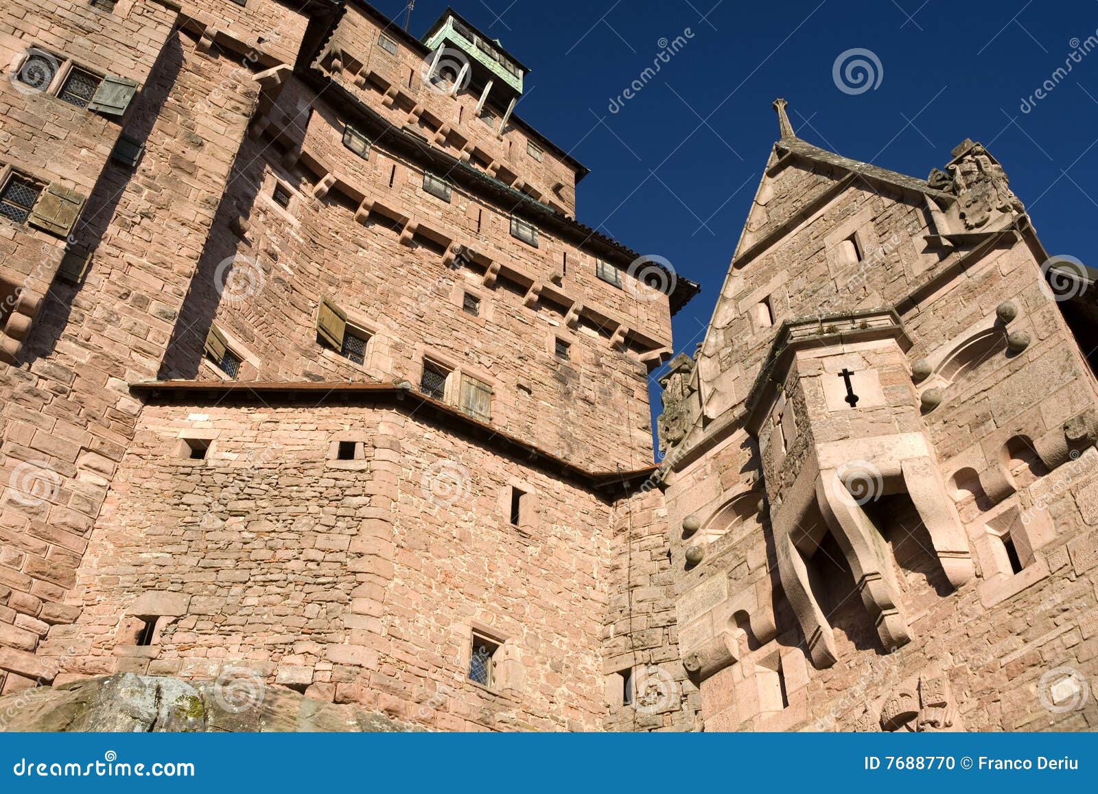 Haut-Koenigsbourg Castle Bulwark Stock Image | CartoonDealer.com #184466563