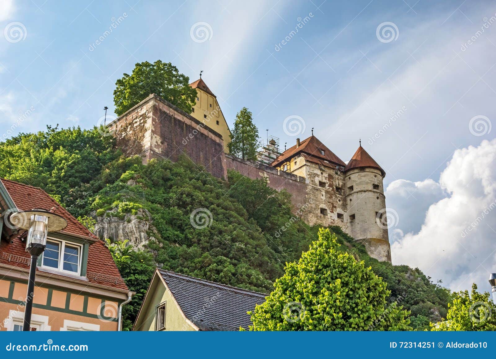 Castle Hellenstein, Heidenheim an Der Brenz Stock Image - Image of ...