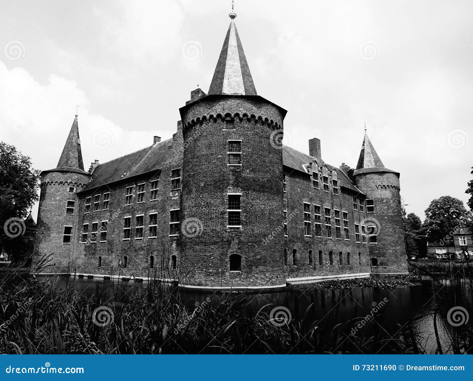 Castle in Helmond, the Netherlands Stock Photo - Image of ages, city ...