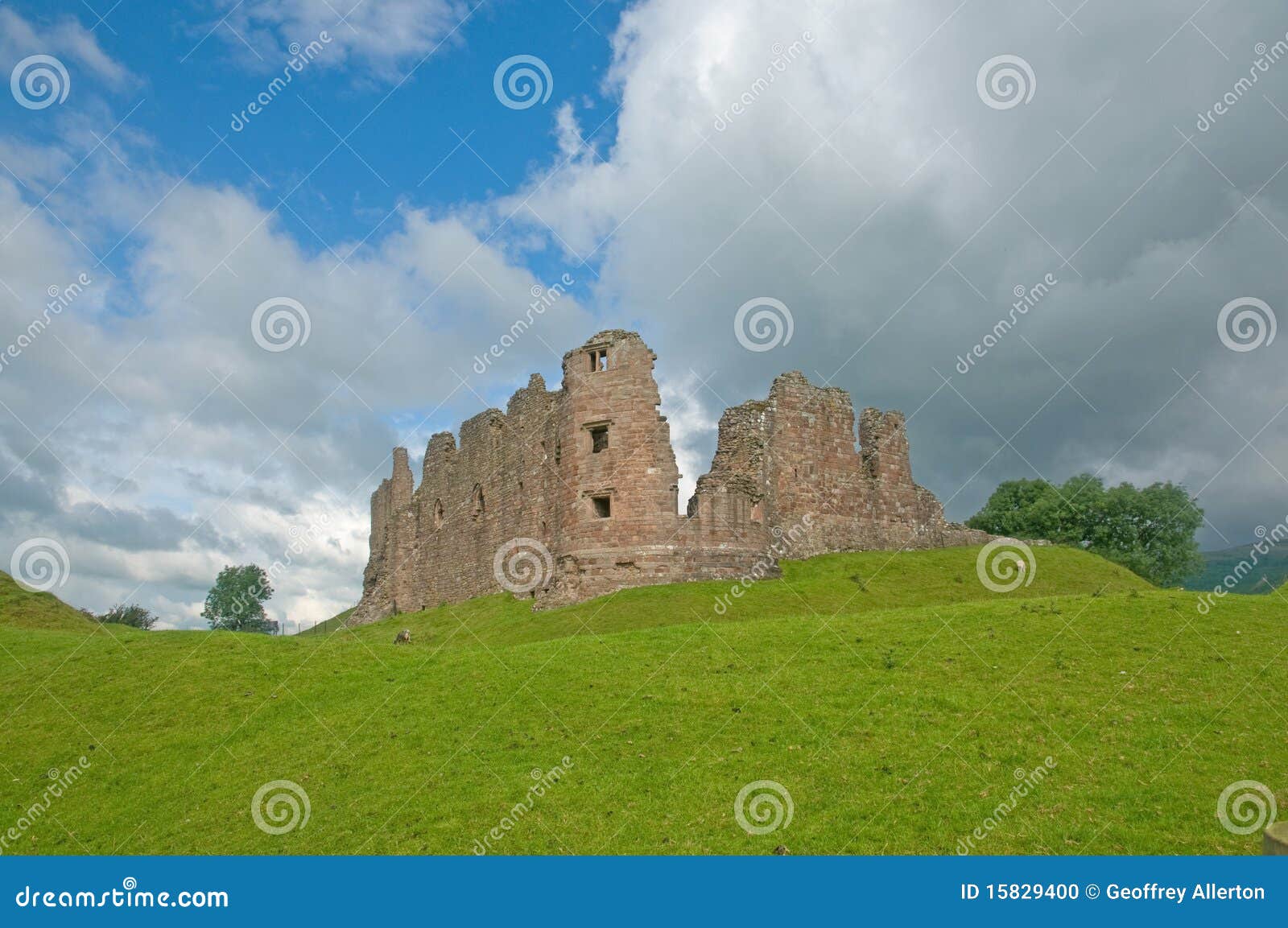 Castle on the hill stock photo. Image of europe, history - 15829400
