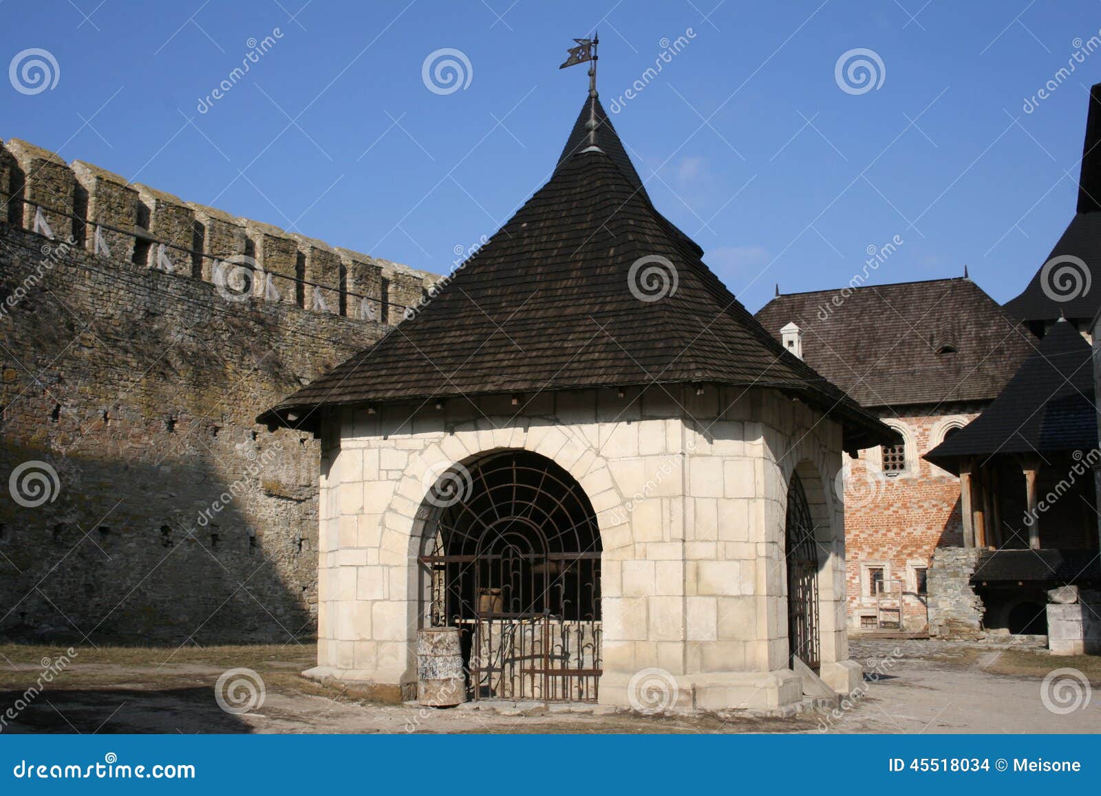 Castle stock photo. Image of defense, central, planning - 45518034