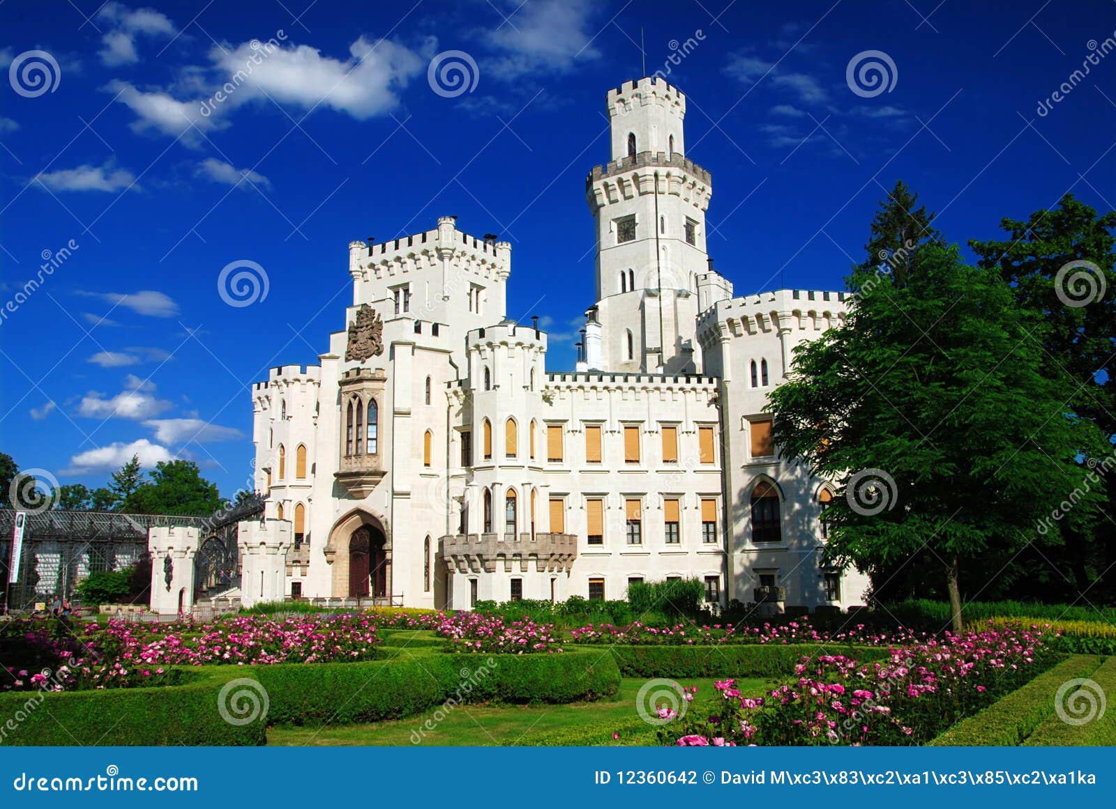 Castle Hluboka stock photo. Image of park, castle, monument - 12360642