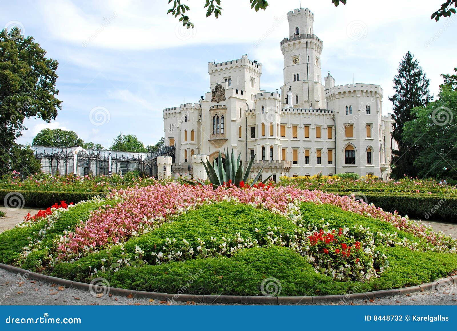 Castle Hluboka stock photo. Image of heritage, wall, beautiful - 8448732