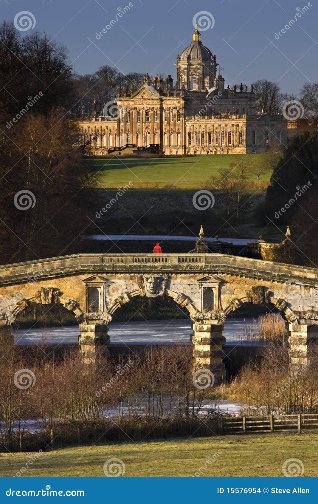 Castle Howard in North Yorkshire - England Stock Photo - Image of ...