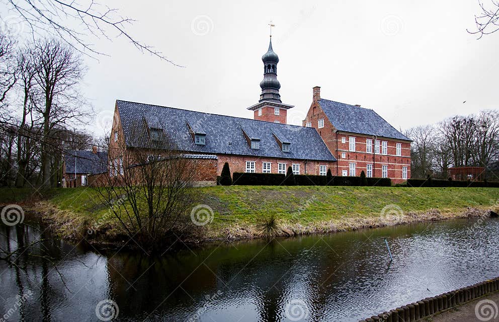 Castle in Husum, Germany stock photo. Image of park, moat - 68628036