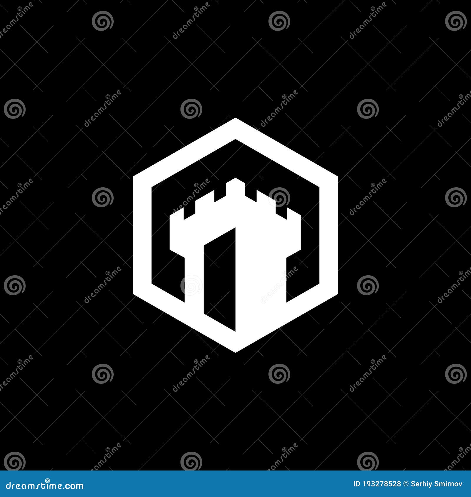 Castle Icon. Castle Tower Icon or Symbol. Vector Illustration Stock ...