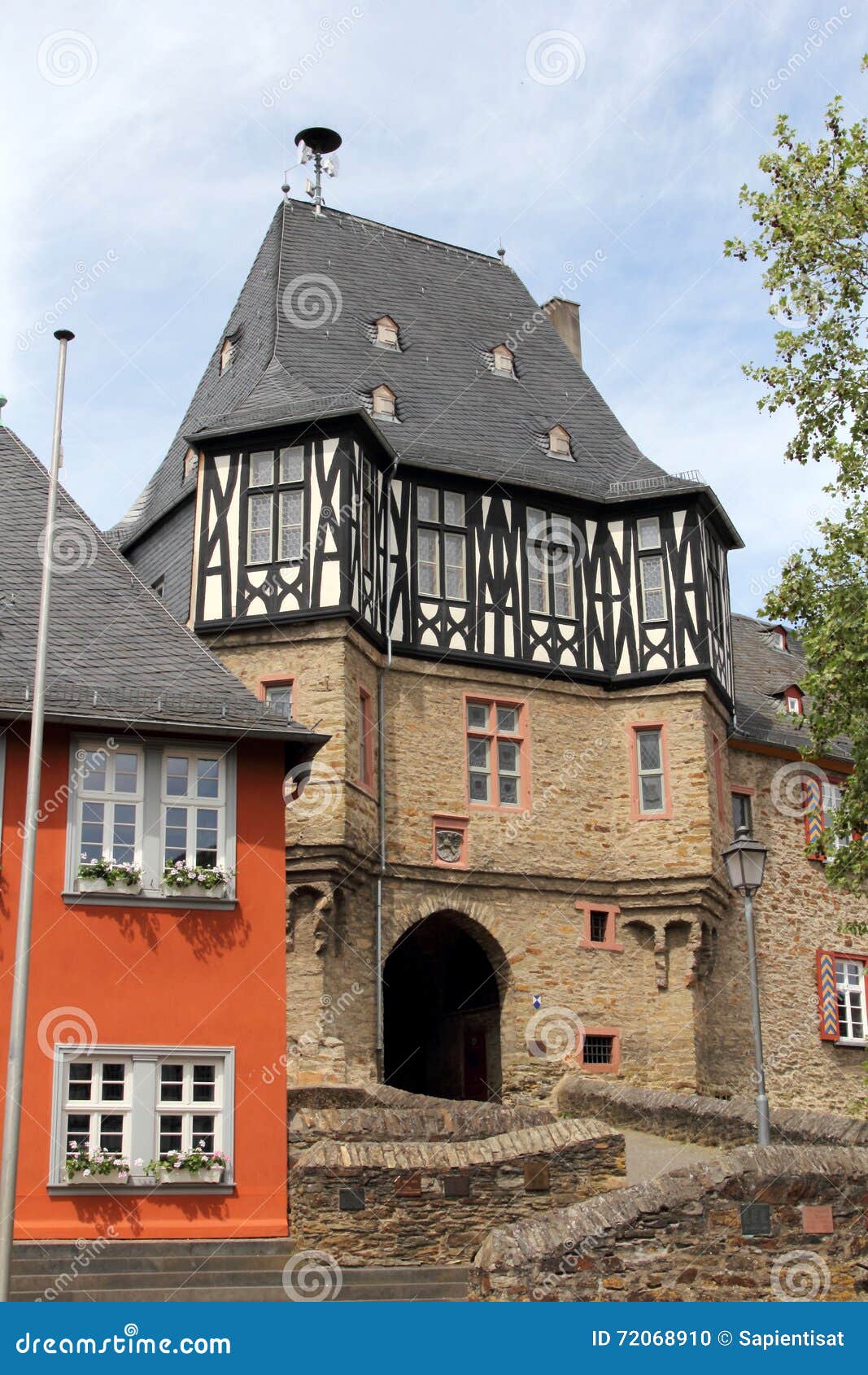 Castle of Idstein, Germany. Stock Photo - Image of medieval, frame ...