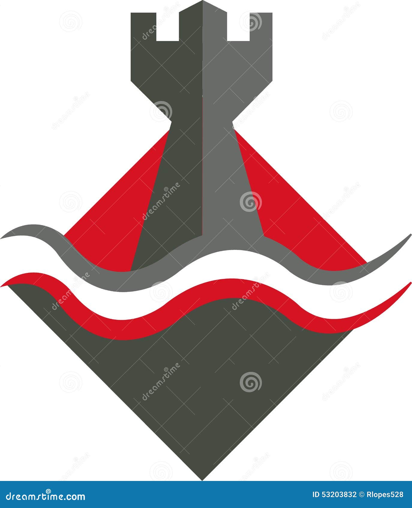 Castle Logo stock vector. Illustration of icon, play - 53203832