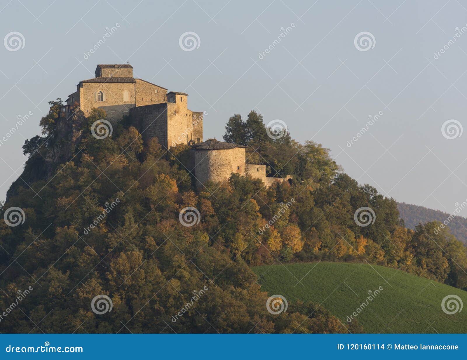 CASTLE IMMERSED in the TREES Stock Photo - Image of medieval, travel ...