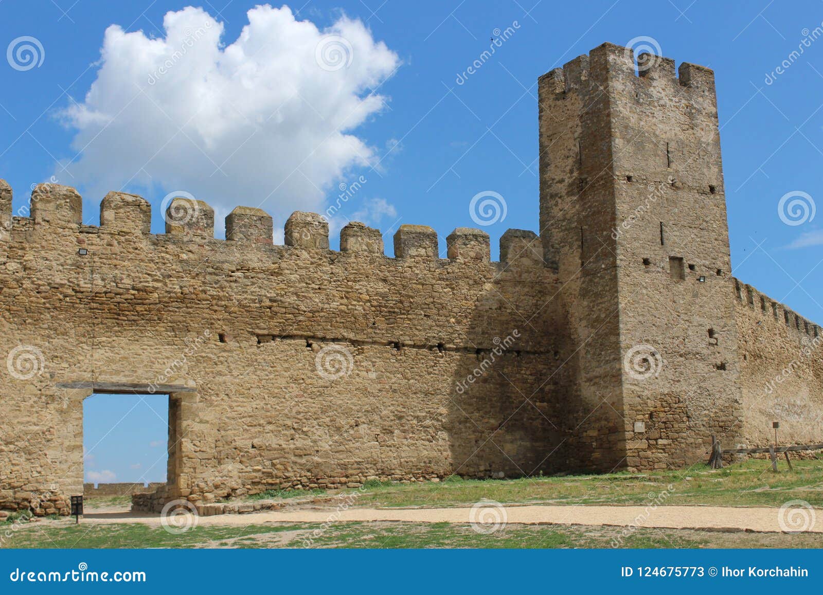 Castle, Impregnable Fortress Stock Image - Image of medieval, ukraine ...