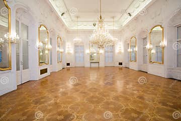 Castle Interior, Mirror Room Stock Image - Image of amber, ancient: 8043127