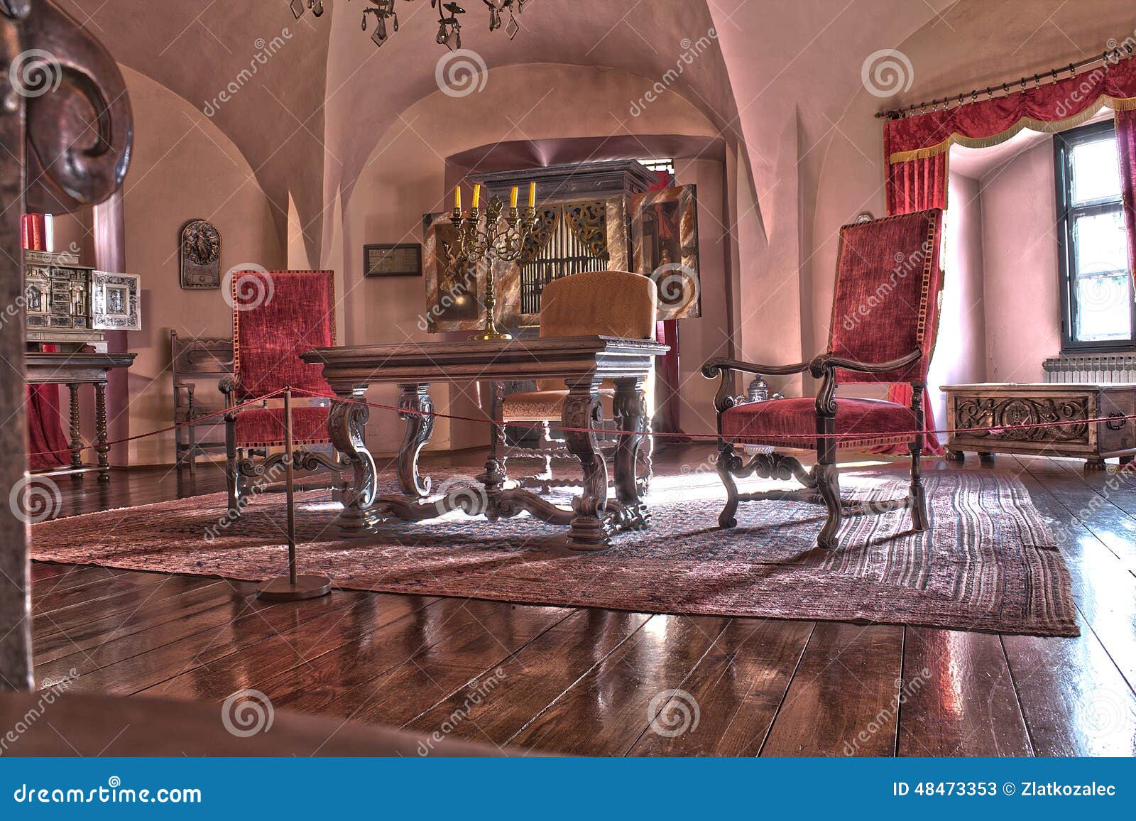 Castle interior editorial stock photo. Image of castle - 48473353