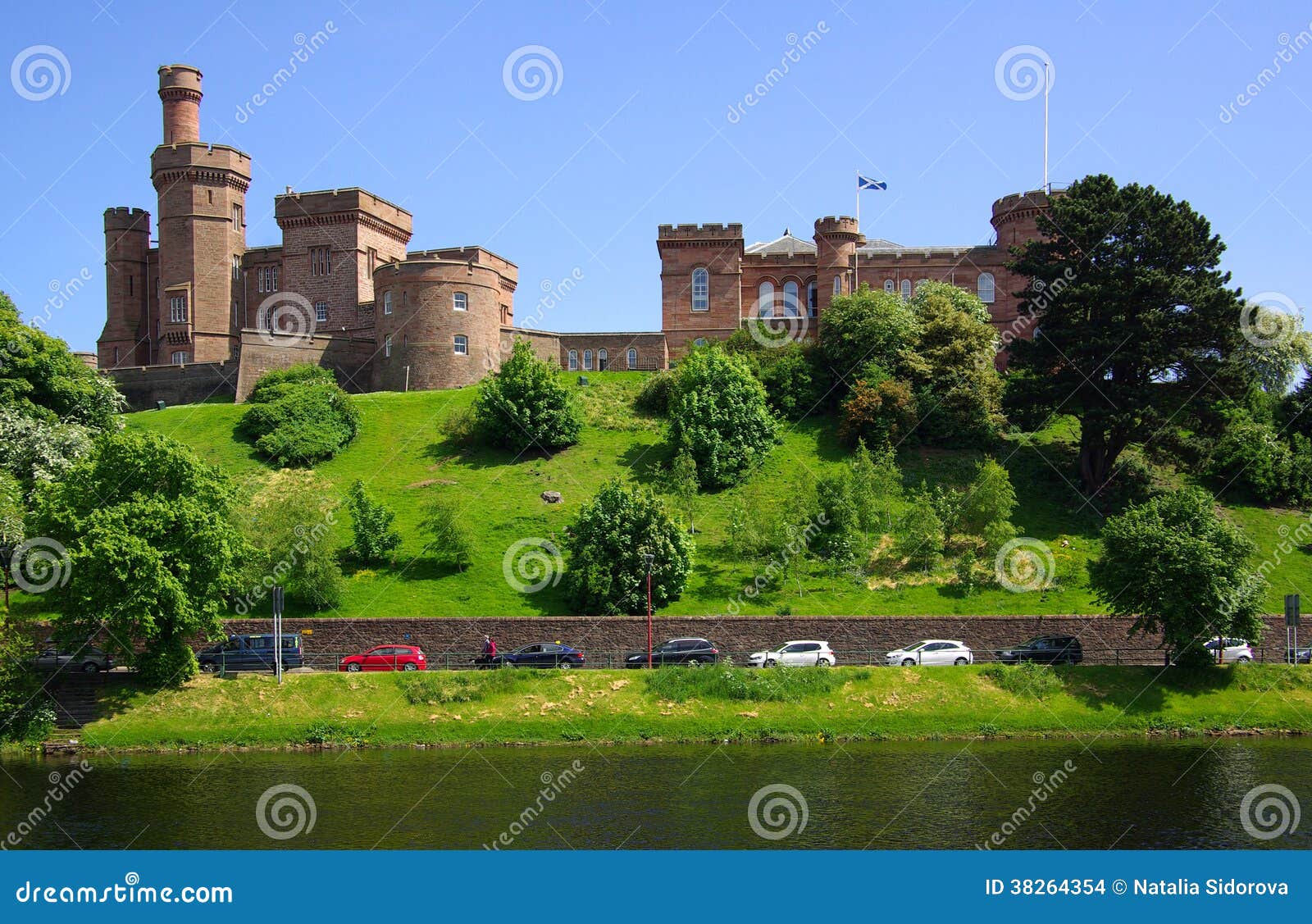 Castle in Inverness, Scotland Stock Photo - Image of scotland ...