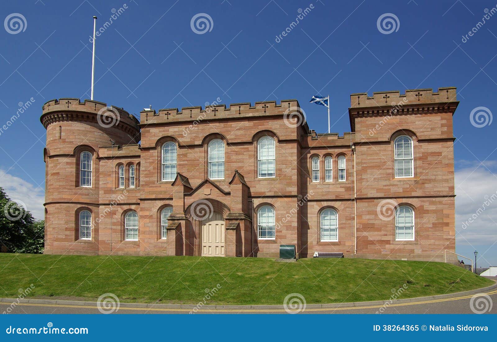 Castle in Inverness, Scotland Stock Image - Image of built, history ...