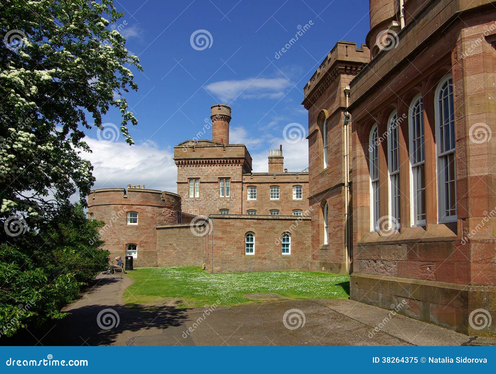 Castle in Inverness, Scotland Stock Image - Image of landmarks, nature ...