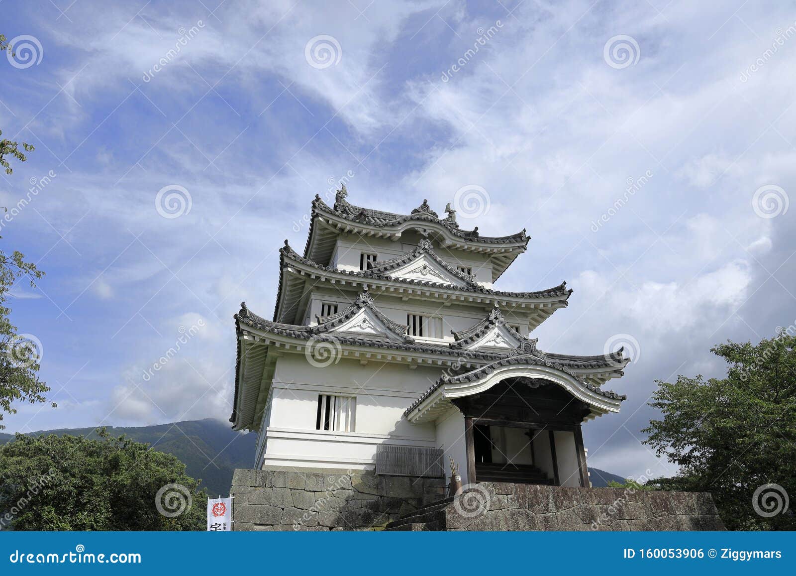 Castle Keep of Uwajima Castle Stock Photo - Image of japan, castle ...