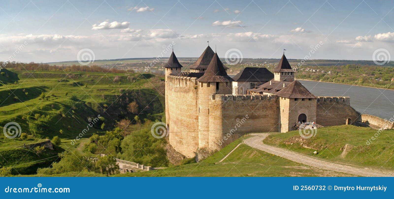 Castle, Khotin, Ukraine stock photo. Image of landscape - 2560732