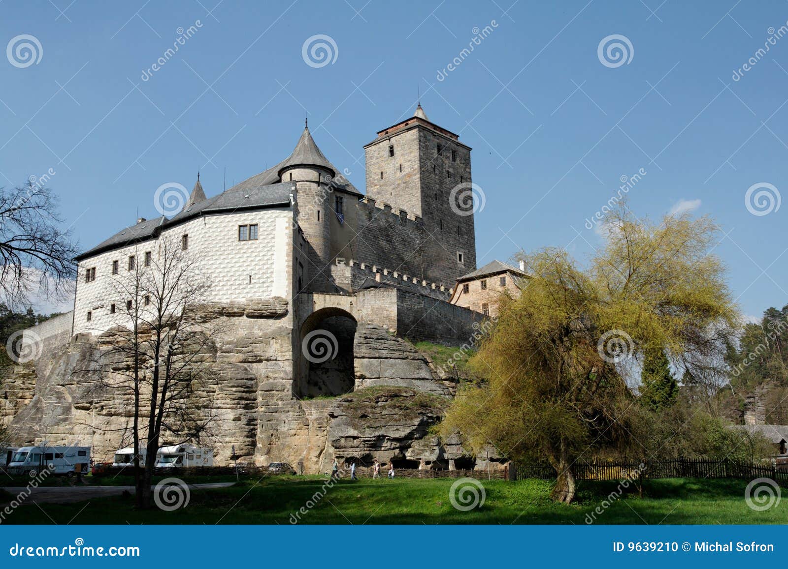 Castle Kost stock photo. Image of stony, stronghold, fortification ...